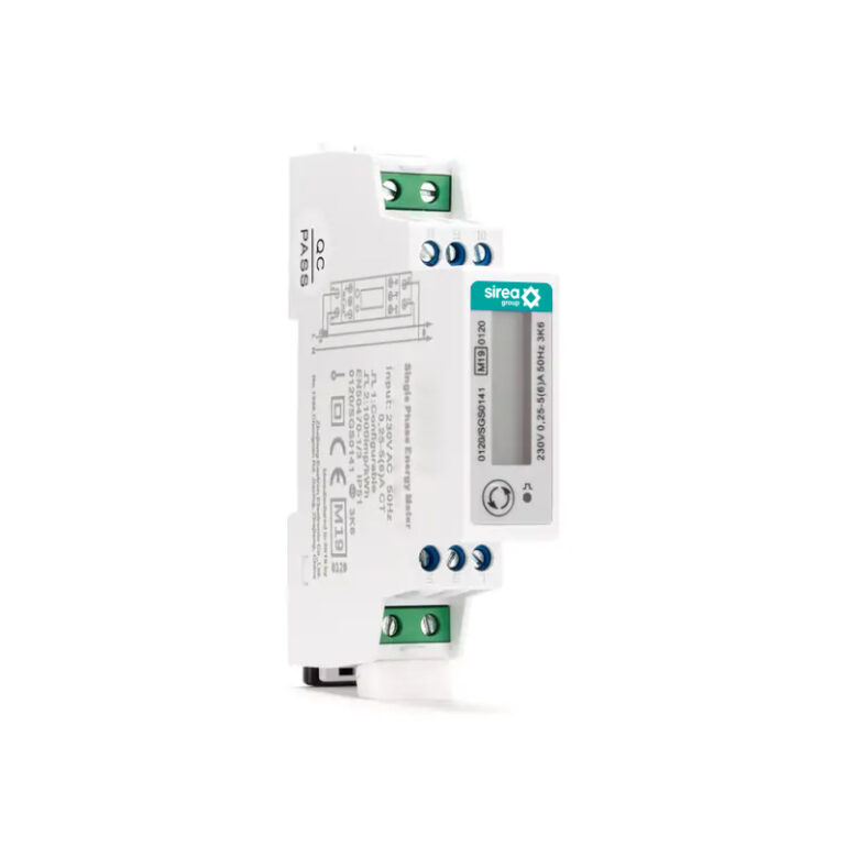 Transducteur multi-paramètres monophasé 230V sortie Modbus RS485 ...